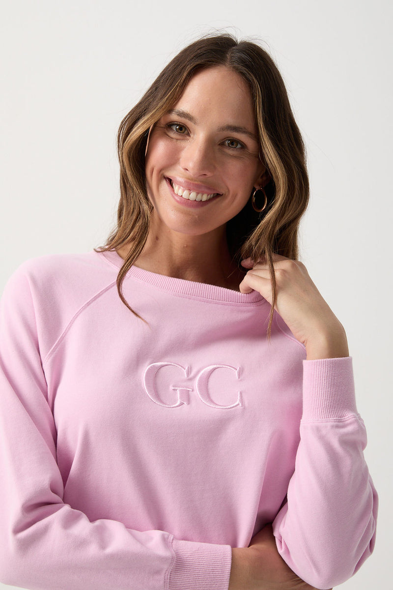 GC Logo Sweater Pink – Goondiwindi Cotton