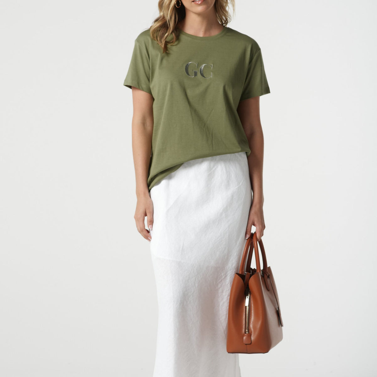 Bayside Linen Bias Skirt - White – Goondiwindi Cotton