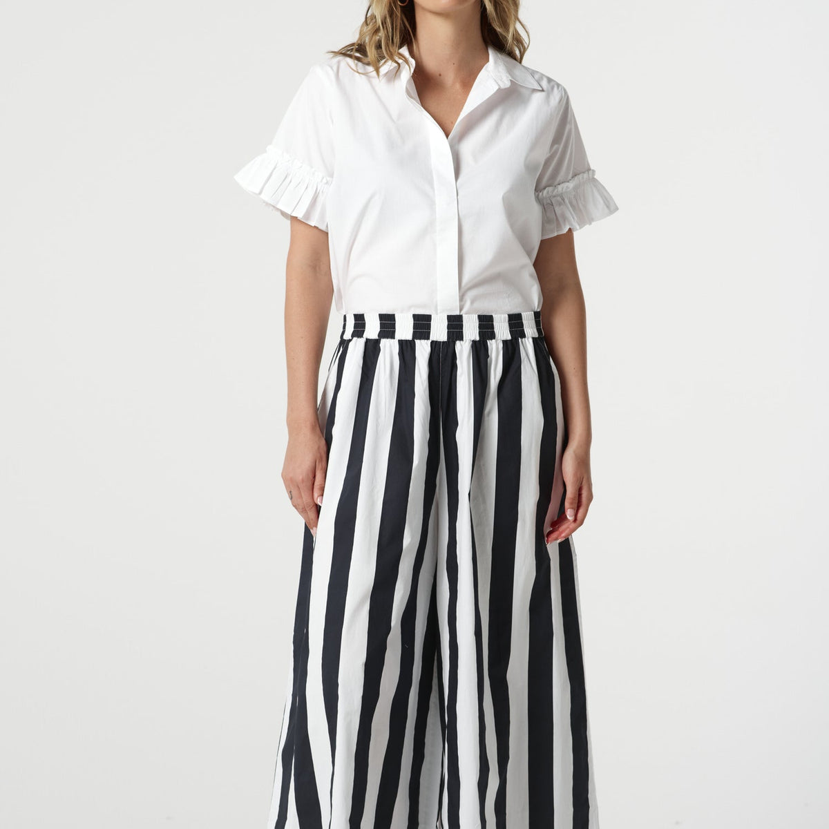 Breeze Cotton Culotte - Hayman Stripe – Goondiwindi Cotton