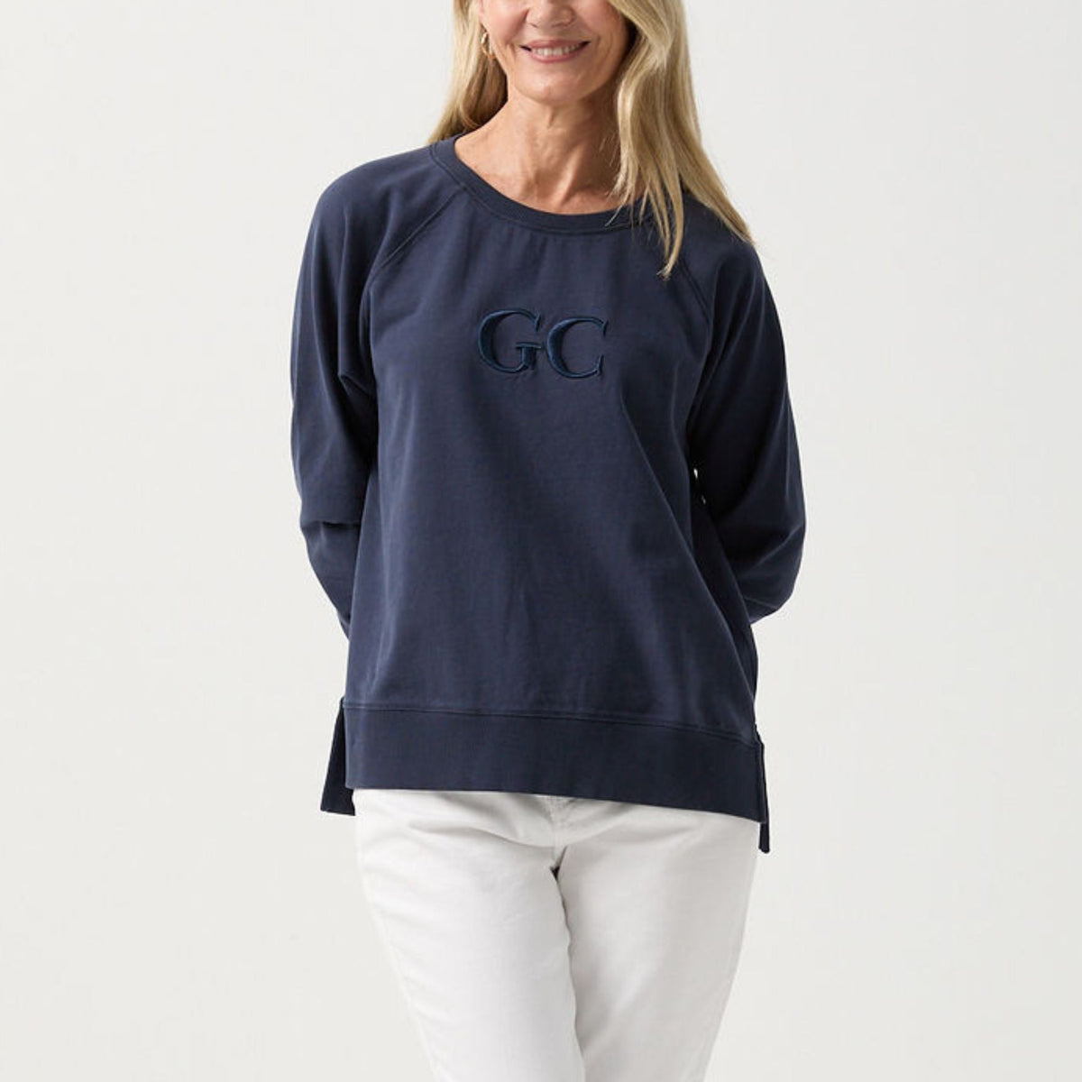 GC Logo Sweater - Dark Navy – Goondiwindi Cotton