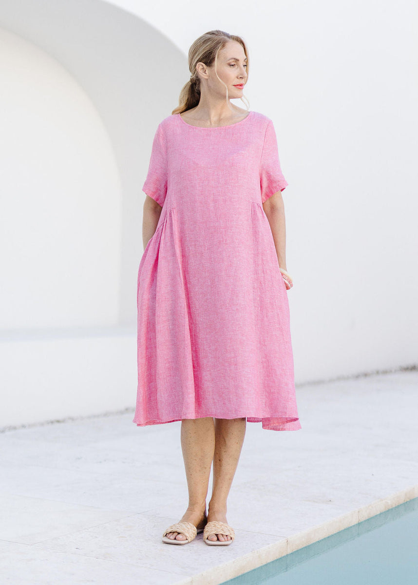 Briar Dress Bright Pink – Goondiwindi Cotton